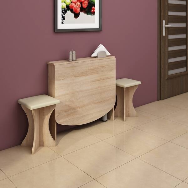 Porch & Den Griffith Compact Drop-leaf Dining Table - Bed Bath & Beyond ...