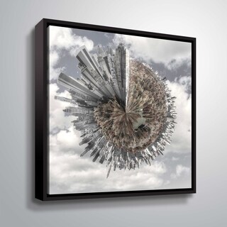 Planet Central Park Gallery Wrapped Floater-framed Canvas - Bed Bath ...