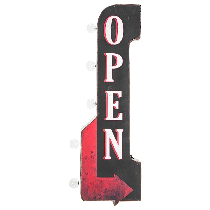 "Open" Vintage LED Marquee Sign - N/A - On Sale - Bed Bath & Beyond ...