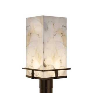 Justice Design Alabaster Rocks! Avalon 1-light Dark Bronze LED Outdoor ...