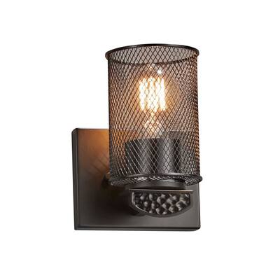 Copper Grove Weert 1-light Matte Black Wall Sconce with Cylindrical ...