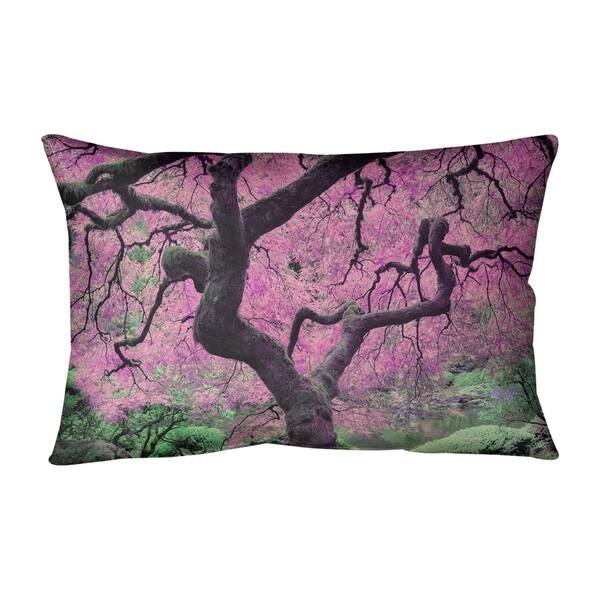 Japanese Maple Tree Lumbar Pillow - Bed Bath & Beyond - 28384271