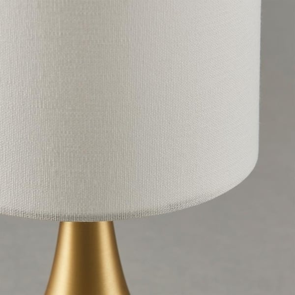 Versanora - Sarah Table Lamp with Touch Switch, Cream Fabric Shade ...
