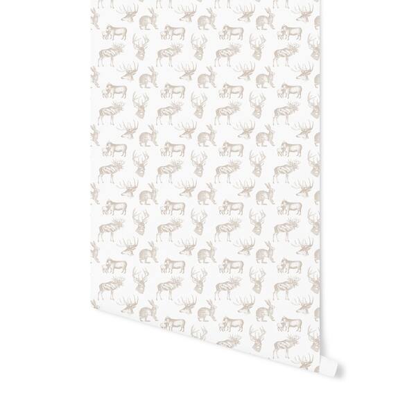 WOODLAND CREATURES Peel and Stick Wallpaper By Kavka Designs - Bed Bath ...