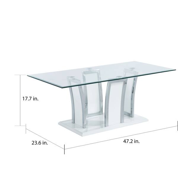del Rio Modern Glass Top 2-Piece Accent Table Set by Furniture of ...