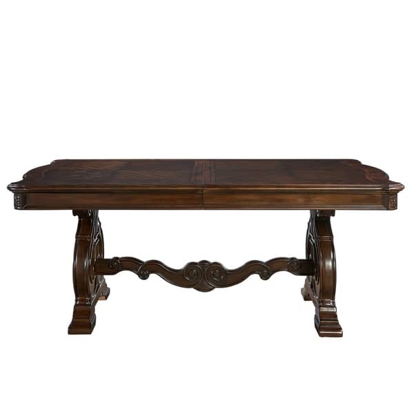 Richland 96 Inch Traditional Dining Table by Greyson Living - Brown ...