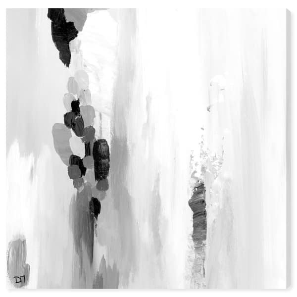 Oliver Gal 'Classic Noir Textures' Abstract Wall Art Canvas Print ...