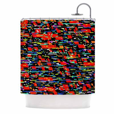 Frederic Levy-Hadida "Speed Digits 2" Multicolor Red Geometric Abstract ...