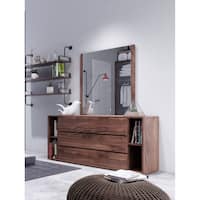 Modrest Amberlie Modern Walnut Dresser - Bed Bath & Beyond - 34142575