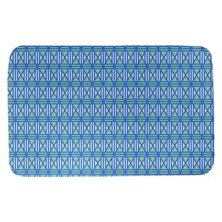 Two Color Lined Diamonds Bath Mat - Bed Bath & Beyond - 28425211
