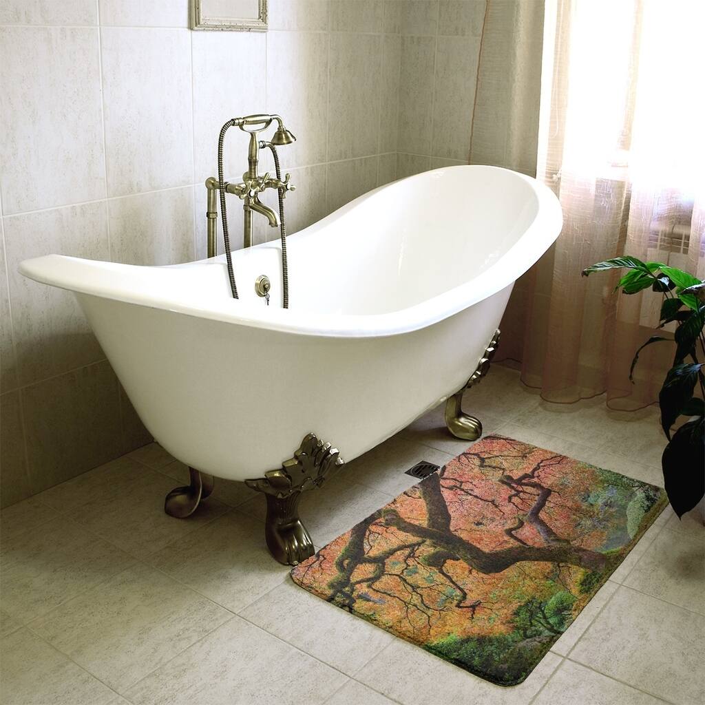 Duane Japanese Maple Tree Bath Mat - Overstock - 28426055