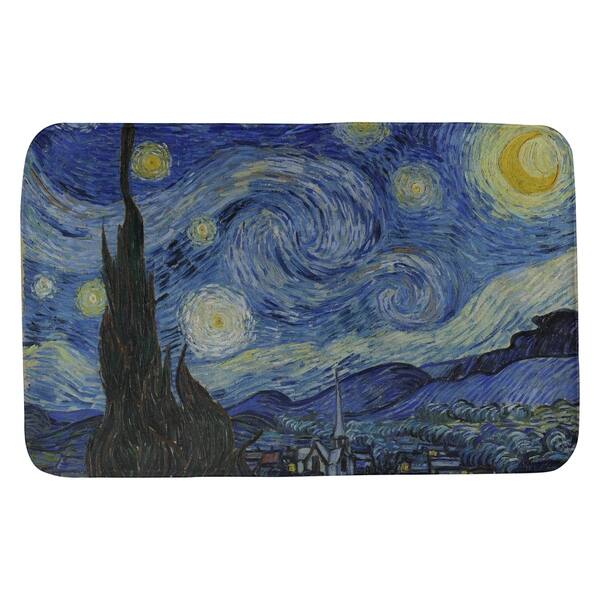 Van Gogh Starry Night Bath Mat - Bed Bath & Beyond - 28426162