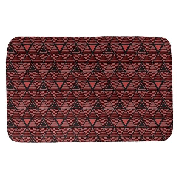 Black & Color Hand Drawn Triangles Bath Mat - Bed Bath & Beyond - 28426484