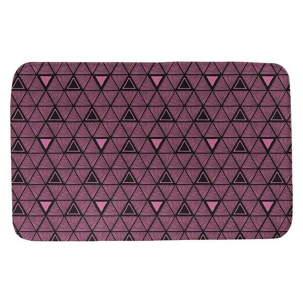 Black & Color Hand Drawn Triangles Bath Mat - Bed Bath & Beyond - 28426484