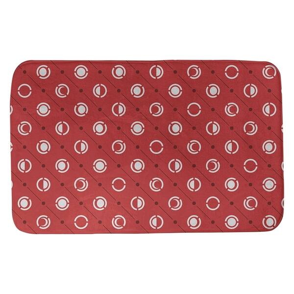 Three Color Moon Phases Pattern Bath Mat - Bed Bath & Beyond - 28426499