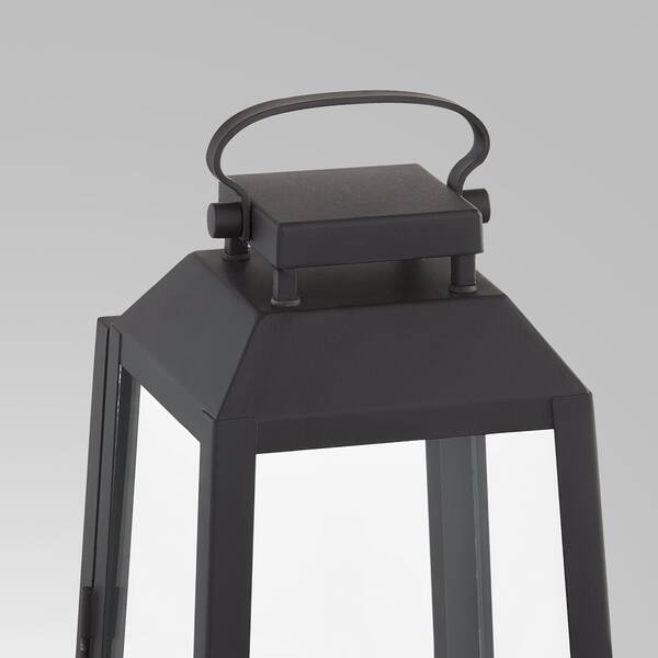 Edgewater 1-light Black Outdoor LED Floor Lantern - Bed Bath & Beyond - 28443201