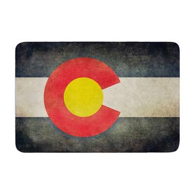 Bruce Stanfield "State Flag of Colorado" Memory Foam Bath Mat ...