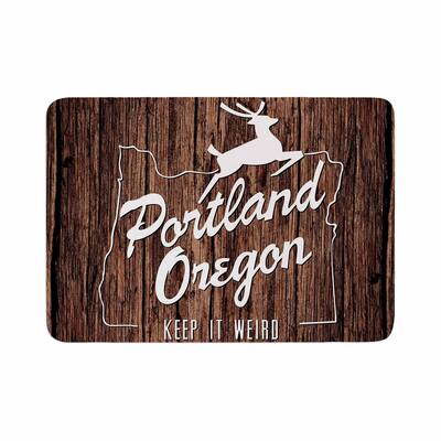 Juan Paolo "Keep It Weird" Memory Foam Bath Mat - Overstock - 28446980