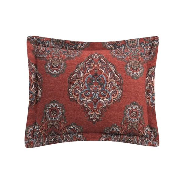 Stavros' Signature Destinations Riad Red Paisley Std Sham - Bed Bath ...