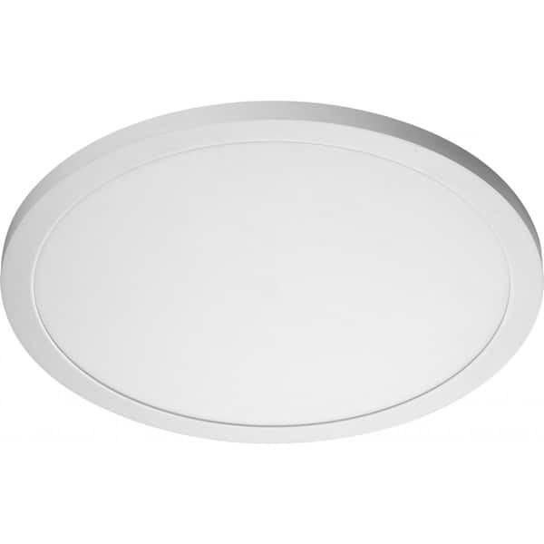 30W LED 19 In. Rnd Flush 3K Wh Flat Panel - Bed Bath & Beyond - 28479810