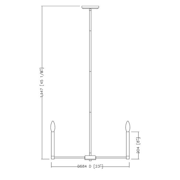 The Gray Barn Highclere Farmhouse Vintage 5-light Brass Chandelier - 8 ...