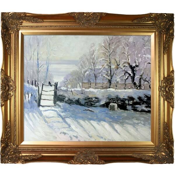 La Pastiche by overstockArt The Magpie by Claude Monet with Gold ...