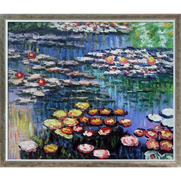 La Pastiche Water Lilies (pink) by Claude Monet with Champagne and ...