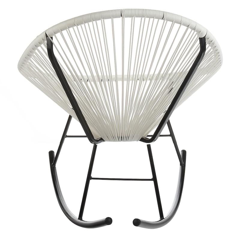 Acapulco Indoor / Outdoor Rocking Chair in White - Overstock - 28502965
