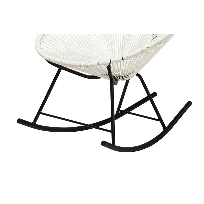 Acapulco Indoor / Outdoor Rocking Chair in White - Overstock - 28502965