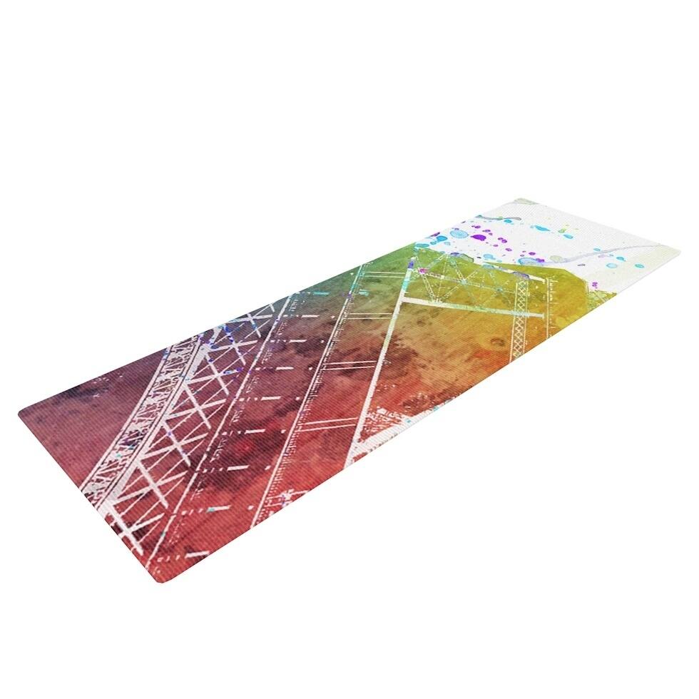 Nika Martinez "Paris Je T'Aime" Watercolor Yoga Mat - Multi - Overstock ...