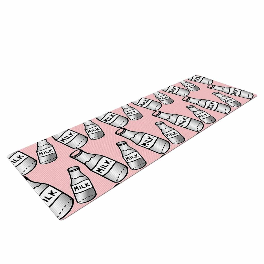 Vasare Nar "Milk Pastel Pink" Pink Pastel Food Pop Art Yoga Mat ...