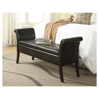 Copper Grove Helena Garbo Storage Bench in Espresso (As Is Item) - Bed ...