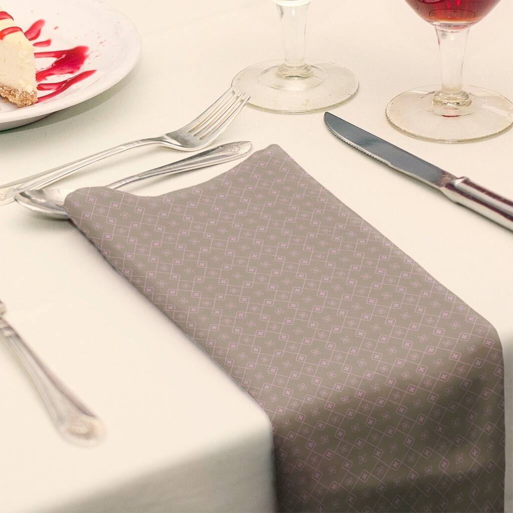 Two Color Doily Pattern Napkin - Overstock - 28527881