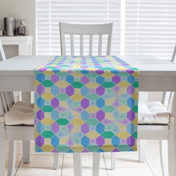 Stained Glass Pattern Table Runner - Bed Bath & Beyond - 28528407