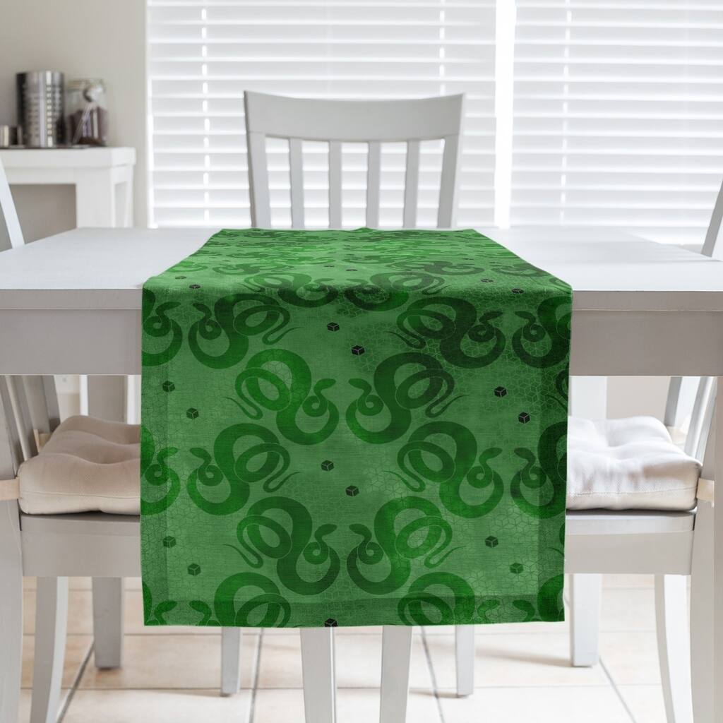 Snakes Pattern Table Runner - Overstock - 28528464