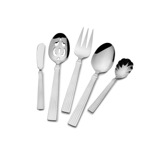 St. James Coronado 18/10 Stainless Steel 90-pc. Flatware Set - Bed Bath & Beyond - 28531141