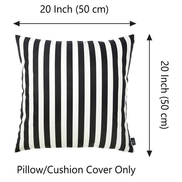 Porch & Den Carmel Black Square Throw Pillow Case (Set of 2) - Bed Bath ...