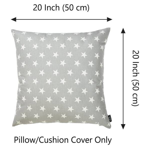 Porch & Den Coho Grey Square Throw Pillow Case (Set of 2) - Bed Bath ...