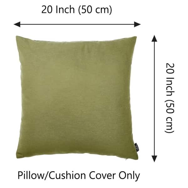 Porch & Den Corby Green Square Throw Pillow Case (Set of 2) - Bed Bath ...