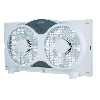 Climature 9" Twin Window Fan with Remote Control - Bed Bath & Beyond ...