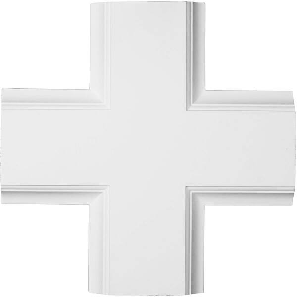 20"W x 2"P x 20"L Inner Cross Intersection for 8" Traditional Coffered ...