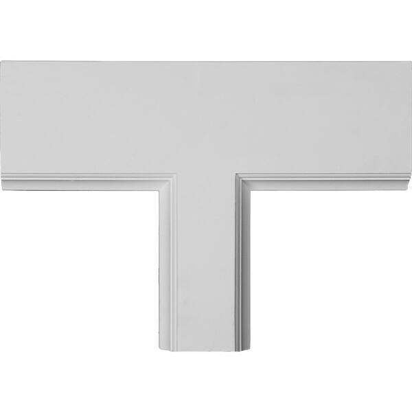 14"W x 2"P x 20"L Perimeter Tee for 5" Traditional Coffered Ceiling ...