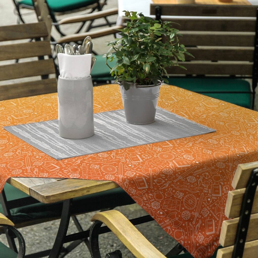 Ombre RPG Pattern Square Tablecloth - Overstock - 28546344