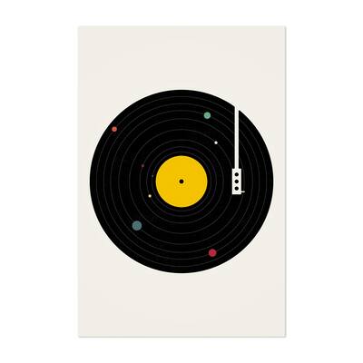 Noir Gallery Music Record Turntable Vinyl Unframed Art Print/Poster ...