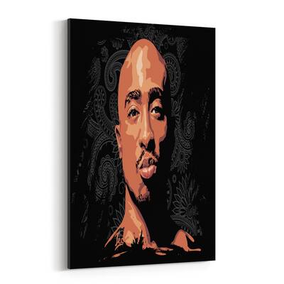 Noir Gallery Tupac Shakur Portrait Rap Music Canvas Wall Art Print ...