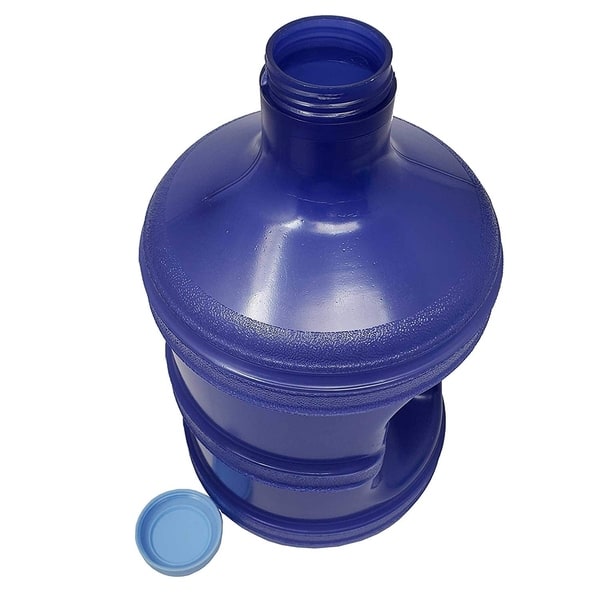 1 Gallon Heavy Duty Reusable Plastic Water Bottle Jug Container, Easy ...