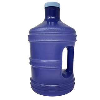 1 Gallon Heavy Duty Reusable Plastic Water Bottle Jug Container, Easy ...