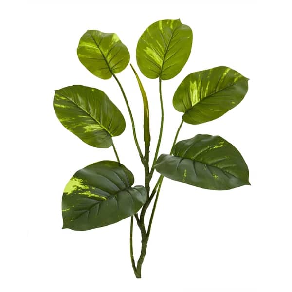32" Large Leaf Pothos Artificial Vinning Plant (Set of 6) - Bed Bath ...
