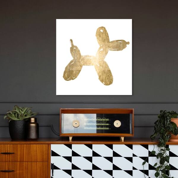 Oliver Gal 'Balloon Dog Photocopy' Fashion and Glam Wall Art Canvas ...