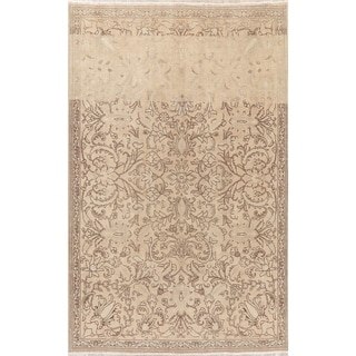 Faded Distressed Traditional Oriental Hand-Knotted Persian Area Rug - 9 ...